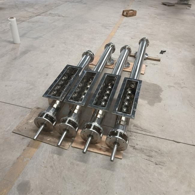 OEM Concrete Powder Custom Stainless Steel Conveyor System Auger Conveyor