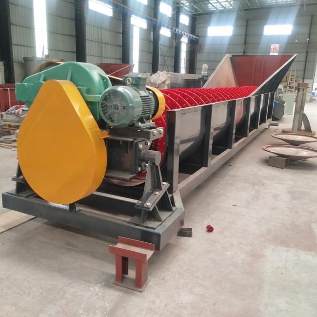 OEM Mining Screw Spiral Stone Gravel Pebble Sand Washing Machine Auger Conveyor