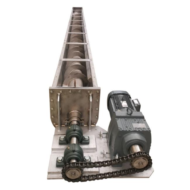 OEM Custom Food Industry Stainless Steel Vertical Screw Auger Conveyor with Hopper