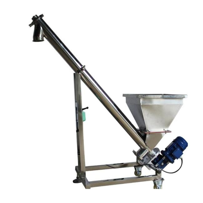 OEM Custom Inclined Semolina Auger Feeder Screw Augers Conveyor with Hopper