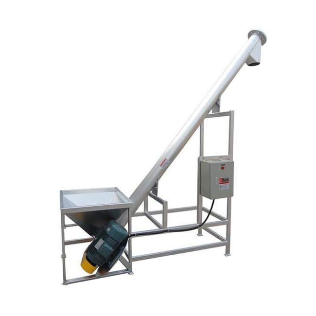 OEM Custom Inclined Semolina Auger Feeder Screw Augers Conveyor with Hopper