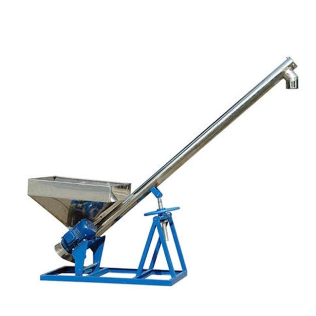 OEM Custom Inclined Semolina Auger Feeder Screw Augers Conveyor with Hopper