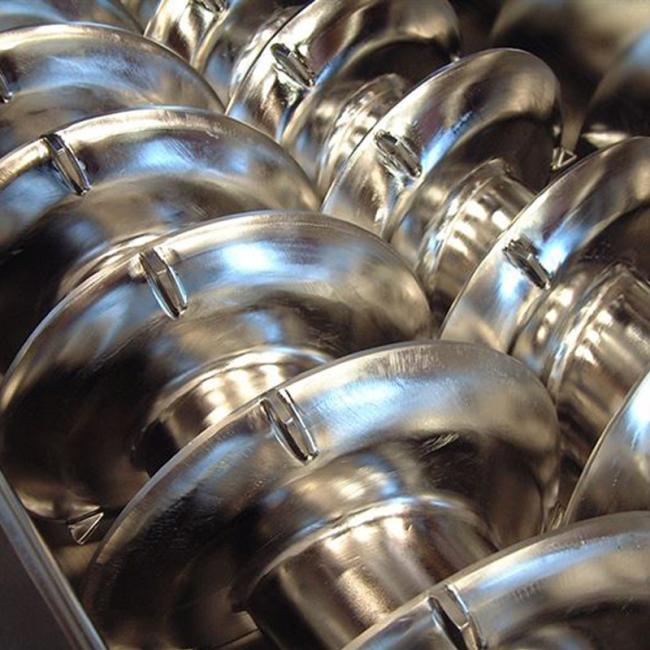OEM Custom Heat Exchanger Auger Screw Conveyor for High Temperature Waste Material