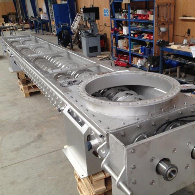 OEM Custom Thermal Processing Heater Screw Drying Auger Hollow Flight Heating Screw Conveyor