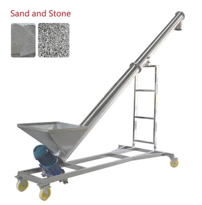 Stainless Steel 5 Ton Per Hour Particle Powder Screw Auger Conveyor Feeder