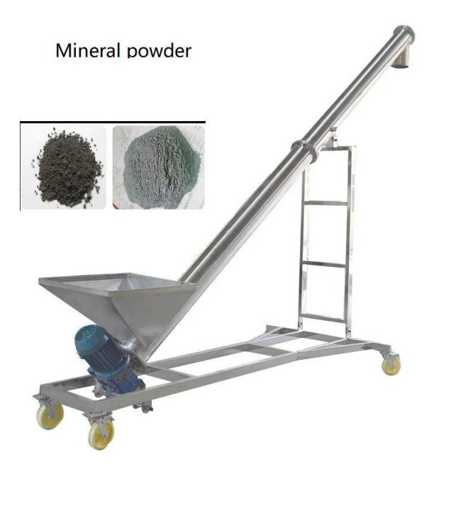 Stainless Steel 5 Ton Per Hour Particle Powder Screw Auger Conveyor Feeder