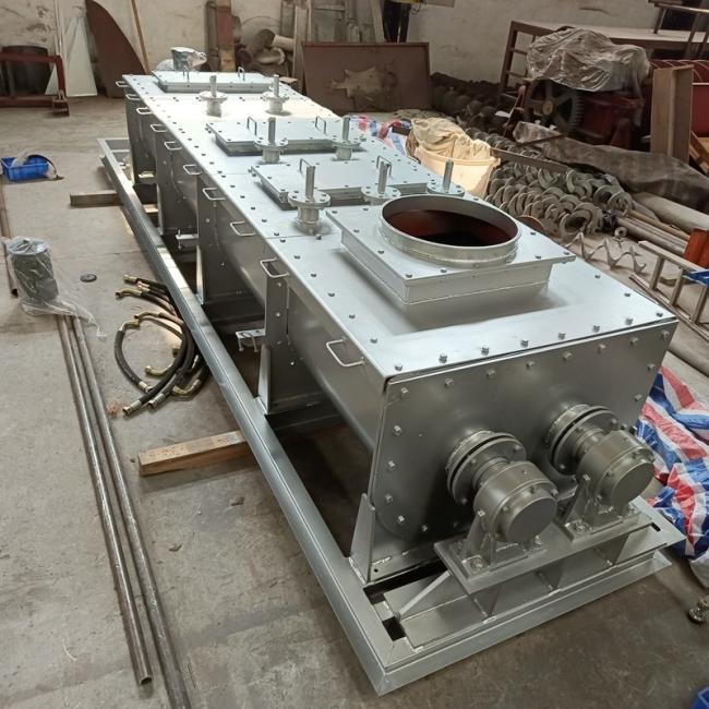OEM Custom Stainless Steel Blender Auger Conveyor Biaxial Dust Humidifier Mixer