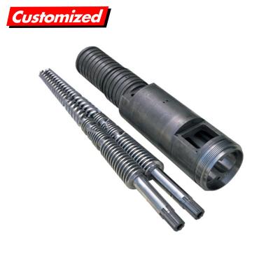 Bimetallic Nitriding Parallel Twin Screw Barrel For Twin Screw Extruder Machine