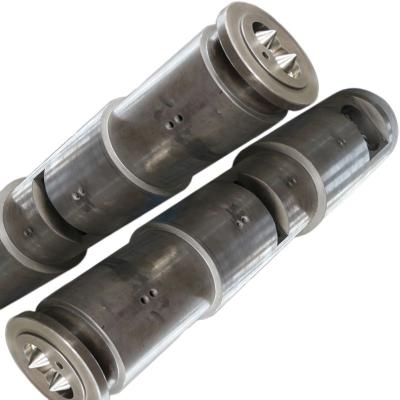 China Single Screw Conical Twin Screw Barrel Extrusion Machine Screw Barrel Set for sale