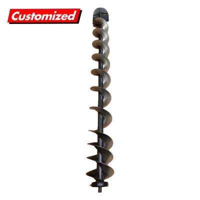 China OEM Custom Auger Screw with Wear Resistance Smooth Finished Surface and High Precision Helical Blade for Screw Conveyor for sale