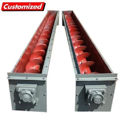 China Conveyor de parafusos de serragem de cimento flexível para uso industrial à venda