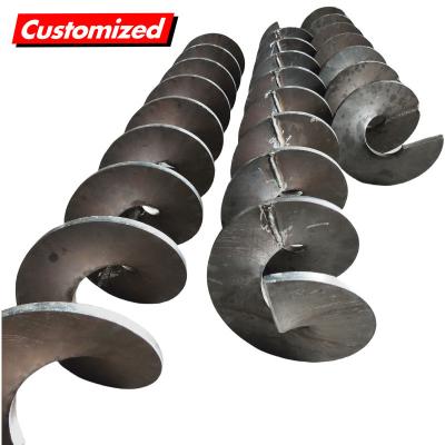 China Fire Resistant High Efficiency Customizable Stainless Steel Auger Screw Spiral Blade for Industrial Conveyor Systems for sale