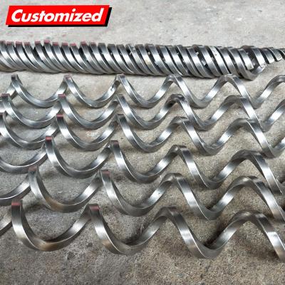 China Customizable Shaftless Spiral Blade Auger Screw with High Precision and Food Grade Stainless Steel for sale