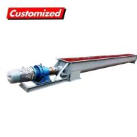 China Custom Heat Resistant Screw Conveyor 5.5-22KW Carbon Steel Auger System for Cement Powder Coal for sale