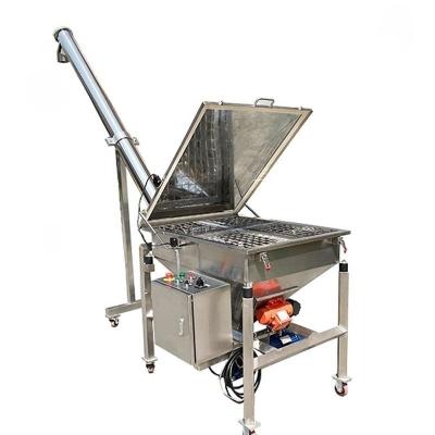 China Corn Powder Vibrating Screw Conveyor Feeder Compact Structure With Hopper for sale