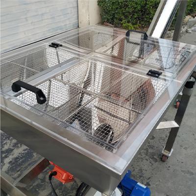 China Corn Powder Vibrating Screw Conveyor Feeder Compact Structure With Hopper for sale