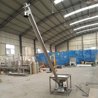 China Customizable Stainless Steel Inclined Screw Conveyor for Customized Automatic Feeder for sale