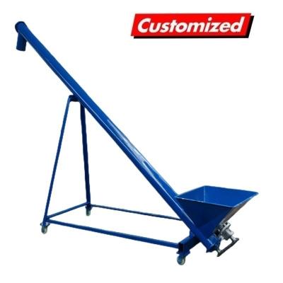China Stainless Steel Heat Resistant Customized Screw Auger Conveyor for Chemical and Grain Transport for sale