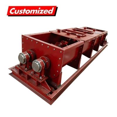 Cina OEM Custom Double Axis Mixing Machine Miscelatore di terriccio argilloso Auger Conveyor ed efficienza in vendita