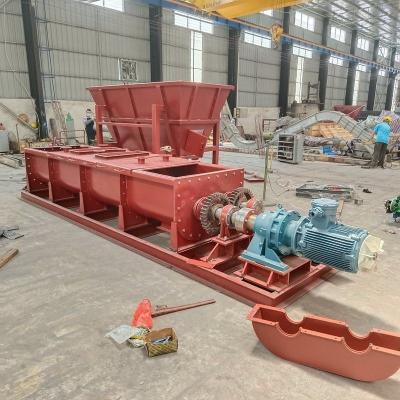 Cina OEM Custom Double Axis Mixing Machine Miscelatore di terriccio argilloso Auger Conveyor ed efficienza in vendita