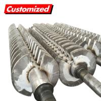 China Fully Threaded Insulated Jacketed Thermal Screw Conveyor Customizable Inlet Height 3000-10000 USD for sale