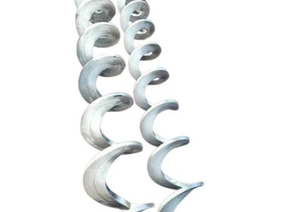China Stainless Steel SS304 SS316 High Precision Food Grade Shaftless Auger Screw for Conveyor for sale