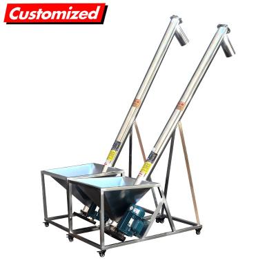 China Customizable Stainless Steel Heat Resistant Flexible Screw Auger Feeder for Powder Conveyor for sale
