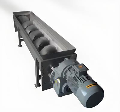 China Continuous Spiral Feeder Industrial U-shaped Shaftless Spiral Conveyor for sale