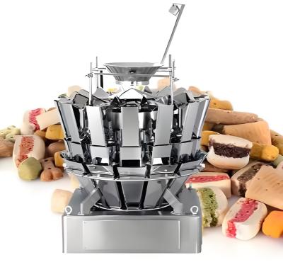 China Customized Snack Filling And Sealing Machine With Screw Auger Conveyor For Multi-Head Weighing In Retail for sale
