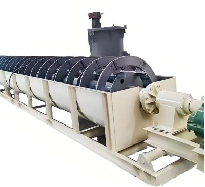 Cina Materiali resistenti all'usura Trasportatore a vite a doppia elica per il trattamento del minerale in vendita