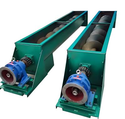 China Águas residuais Slurry Solid Sludge U Trough Type Tube Tubular Conveyor de transporte de parafusos para industrial com Hopper à venda