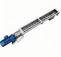 China Corrosion Resistant U Shaped Screw Auger Conveyor 20 Degree Incline Industrial Spiral Feeder for sale