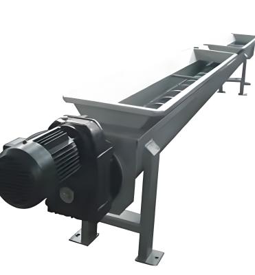 China ​304/316L Stainless Steel Spiral Conveyor System for Coal Ash, Sludge, and Grain with Industrial Spiral Shaft for sale