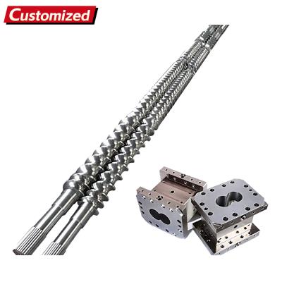 Китай Индивидуальный двухшнековый экструдер высокого качества напрямую с завода, много спецификаций материалов для переработки пластика и резины, лучшие детали оборудования из Китая продается