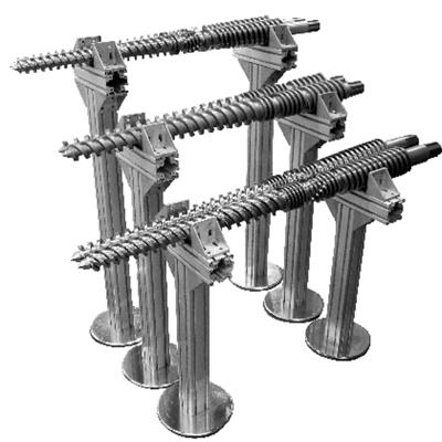 중국 사용자 지정 Pvc 파이프 프로파일 Wpc 코닉 트윈 비메탈릭 스크루 배럴을위한 코로팅 피침 쌍 나사 배럴 판매용