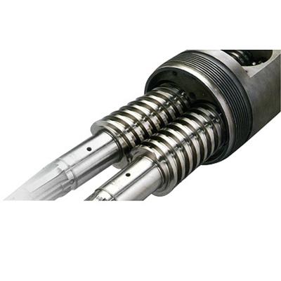 중국 사용자 지정 Pvc 파이프 프로파일 Wpc 코닉 트윈 비메탈릭 스크루 배럴을위한 코로팅 피침 쌍 나사 배럴 판매용