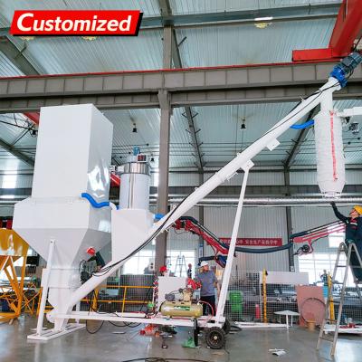 China Portable Customized Stainless Steel Cement Screw Conveyor for Truck Unloading for sale