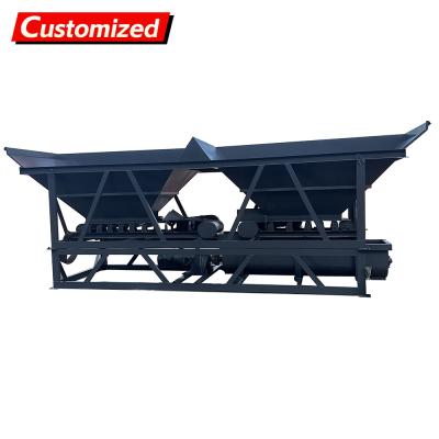 220V 18kw Mobile Water Stabilizer Mixing Station Continuous Soil Mixer with 5000 kg Capacity for Concrete Batching Plant