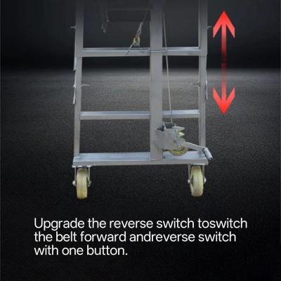 China High Quality Folding Industrial Inclined Belt Conveyor Mobile conveyor belts are used in industrial production  Loading & Unloading for efficient, adjustable-speed material transfer for sale