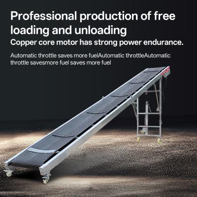 China High Quality Folding Industrial Inclined Belt Conveyor Mobile conveyor belts are used in industrial production  Loading & Unloading for efficient, adjustable-speed material transfer for sale