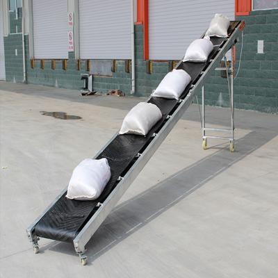 China High Quality Folding Industrial Inclined Belt Conveyor Mobile conveyor belts are used in industrial production  Loading & Unloading for efficient, adjustable-speed material transfer for sale