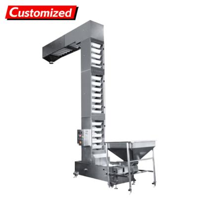 China Factory Custom High Quality Stainless Steel Z Type Chain Bucket Elevator Conveyor Vertical Z Type Bucket Elevator Lifting Hoisting Conveyor Manufacturer for Building Material Shops, Machinery Repair for sale