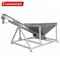 China Custom Stainless Steel 304 Screw Auger Feeder with Variable Frequency Drive for Bulk Material Handling for sale