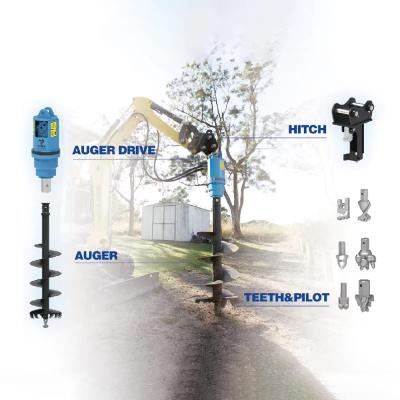 Cina Perforatrice a coclea personalizzata con profondità massima di perforazione di 12 metri in vendita