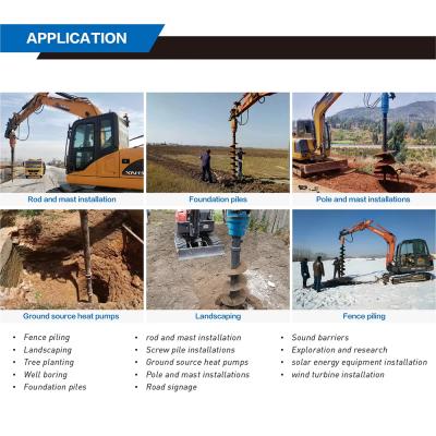 Cina Perforatrice a coclea personalizzata con profondità massima di perforazione di 12 metri in vendita