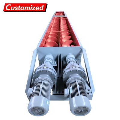 China OEM Dual-Shaft Screw Conveyor Carbon Steel/Stainless Steel Construction Wear-Resistant, Corrosion-Resistant Industrial-Grade Powder/Granule Conveying Fly Ash, Cement Particle Material Handling Equipme for sale