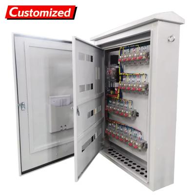 China Custom Portable Industrial Distribution Box with IP66 Waterproof Q235 Steel Enclosure Electrical Junction Box for sale