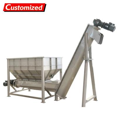 China Custom Stainless Steel Screw Conveyor Shaftless Design with Anti-Caking Structure Food Waste Screw Conveyor Industrial Automation Powder and Granular Material Conveying and Feeding Equipment Specializ for sale