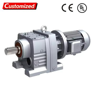 China Custom High-Torque Helical Gear Reducer Industrial Gearbox with CE Certification for OEM Applications for sale