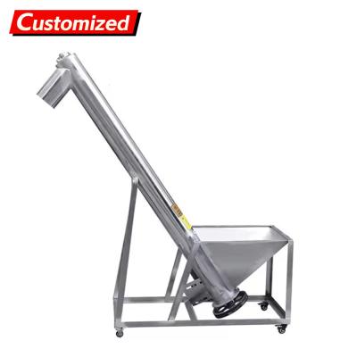 China Custom Food-Grade Stainless Steel Screw Auger Feeder with Variable-Frequency Drive and Fully Enclosed Structure for sale